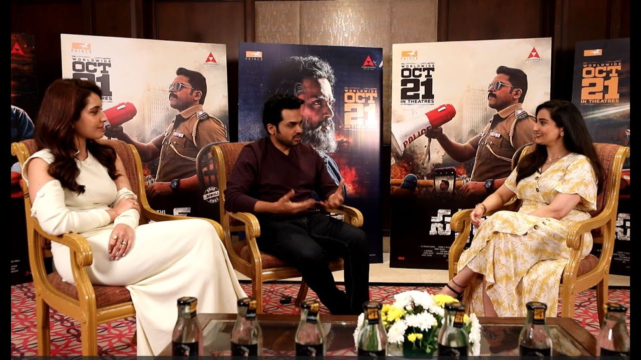 Sardar interview featuring Karthi and Raashi Khanna - YouTube