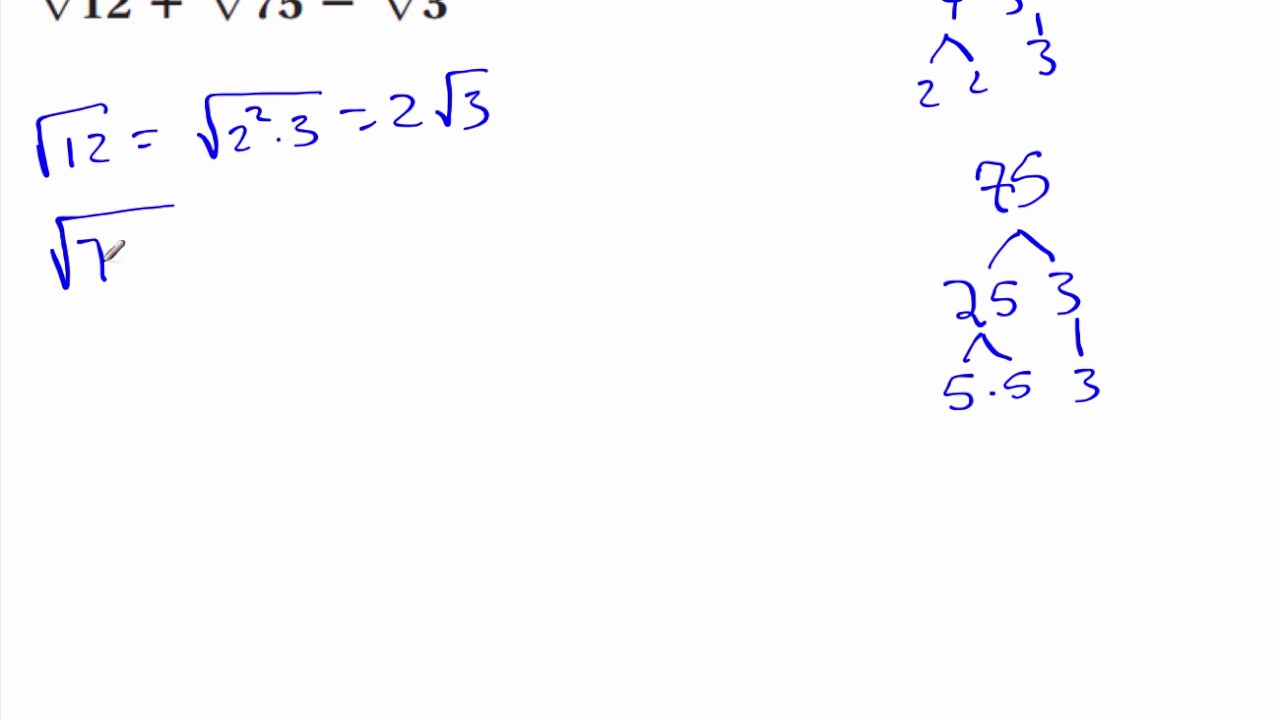 08 Combining Radical Expressions - YouTube