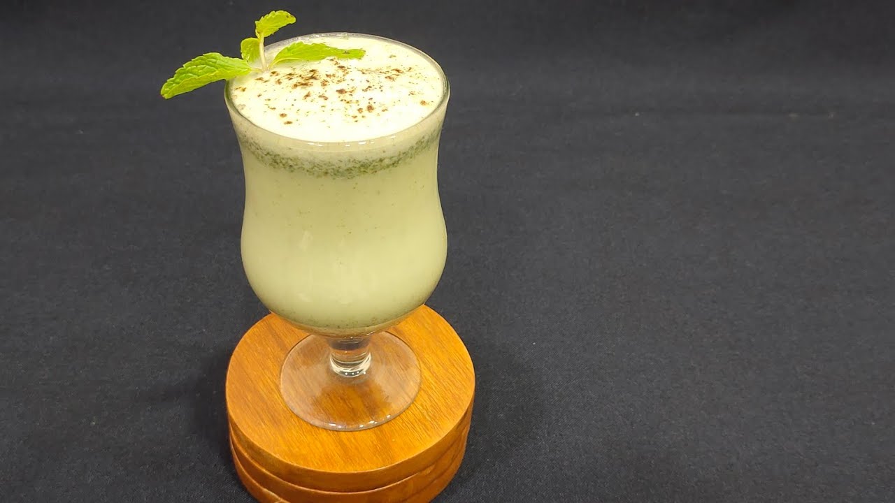 Refreshing Mint Lassi |Healthy summer drink |flavored lassi recipe ...
