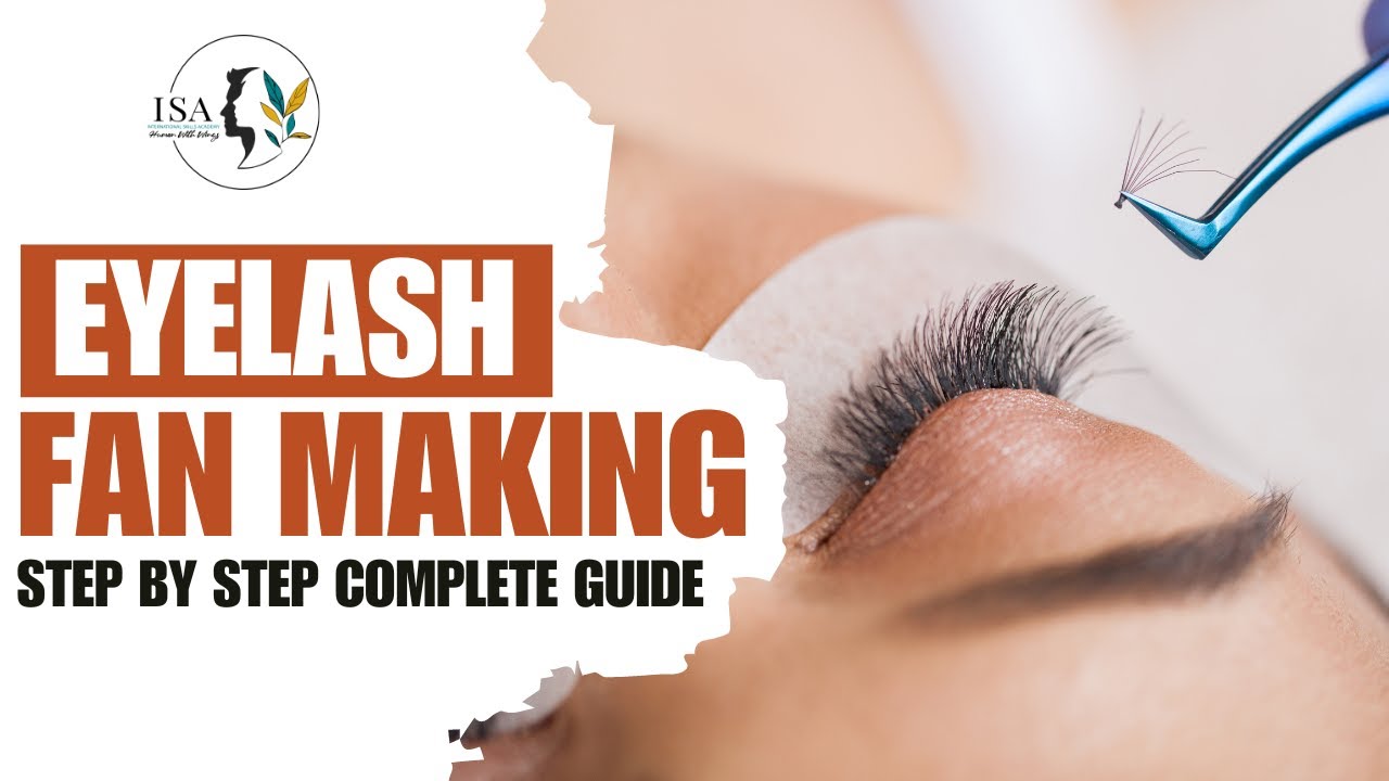 Eyelash Extension Fan Making | Eyelash Step by Step Guide | Lash ...