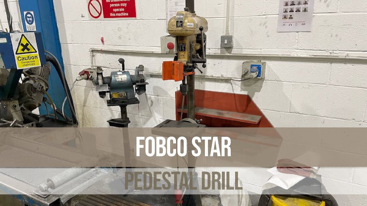 Fobco Star Pedestal Drill - YouTube