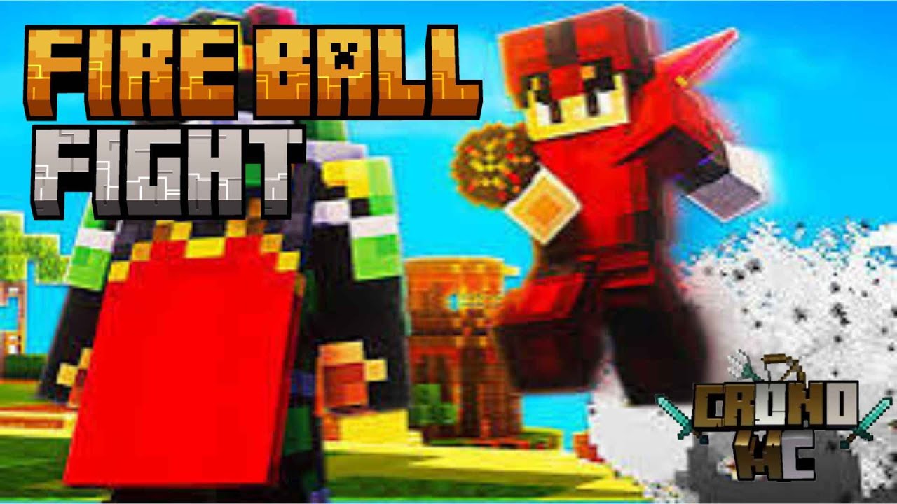 fireball fight minecraft - server #minecraft - YouTube