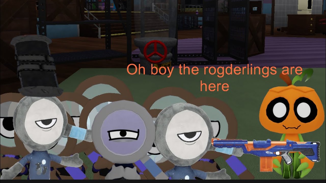 Rodgerlings are here dandy’s world Halloween - YouTube