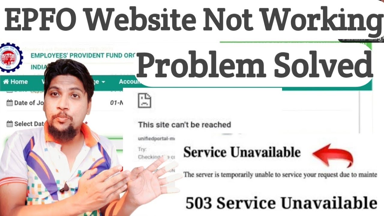 EPFO Website Not Working Problem Solution YouTube epfo-website-not-working-problem-solution-youtube