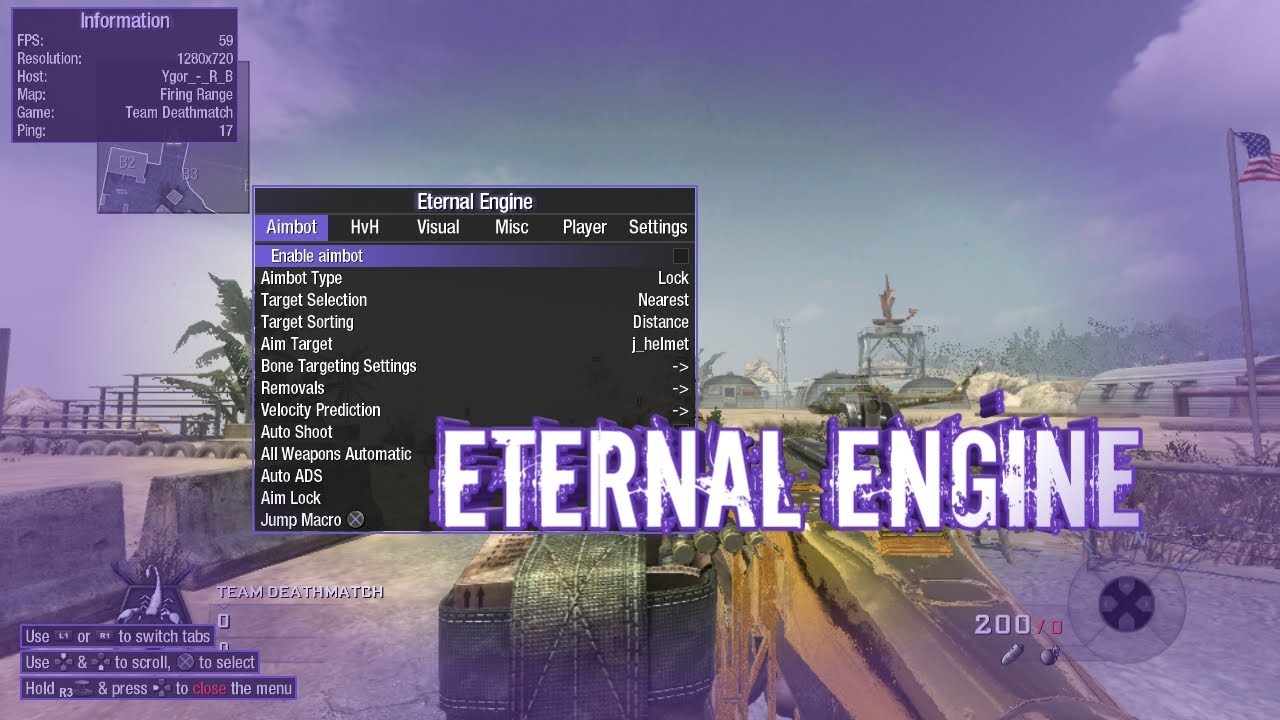 [PS3/CFW/HEN/BO1] *NEW* ETERNAL ENGINE V1.1, Save and load status ...
