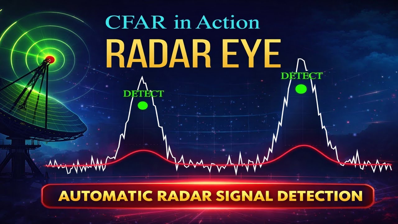 The CFAR Algorithm: How Modern Radar Separates Signal from Noise - YouTube