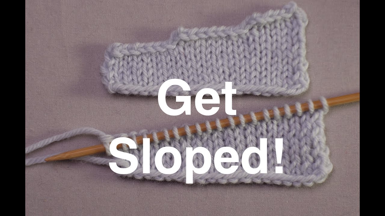 Eliminate Stair Steps With Short Row Shaping // Technique Tuesday - YouTube