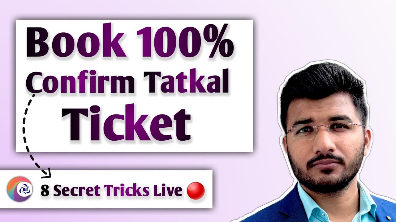 How to book tatkal ticket in irctc fast | Tatkal ticket booking in mobile | 8 Secret tips live ...