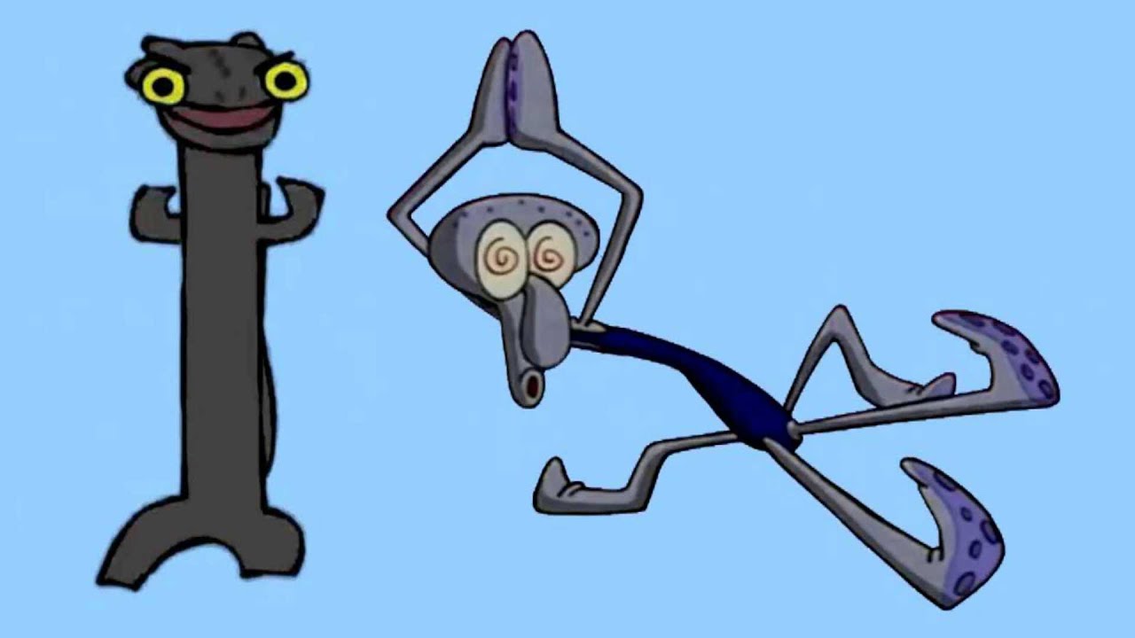 Toothless Dancing Meme With Spongebob Characters - YouTube