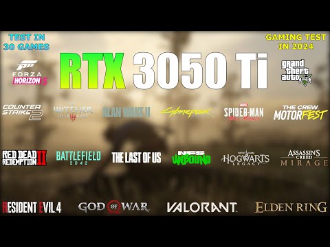 RTX 3050 Ti Laptop | Test in 30 Games in 2024 | Still Worth for Gaming?