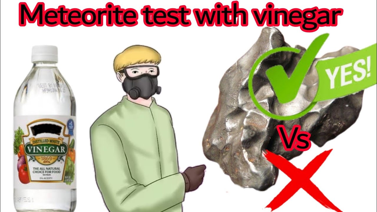 How to test a meteorite with vinegar - YouTube