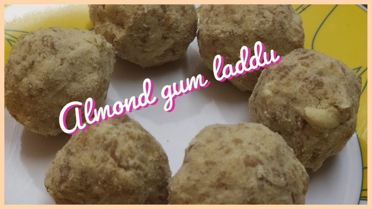 Healthy laddu || Badam pisin laddu || Almond gum laddu - YouTube
