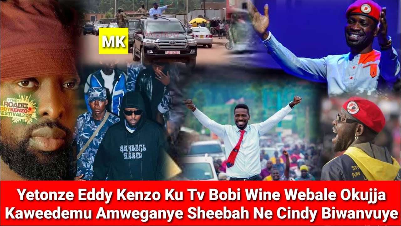 Yetonze Eddy Kenzo Ku Tv Bobi Wine Webale Okujja Amweganye Kaweedemu Sheebah Ne Cindy - YouTube