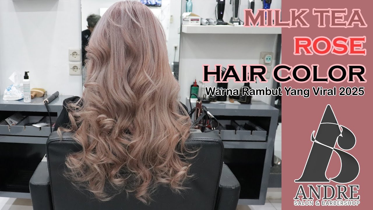 TUTORIAL HAIR COLORING MILK TEA ROSE YANG LAGI VIRAL BANGET FYP ...