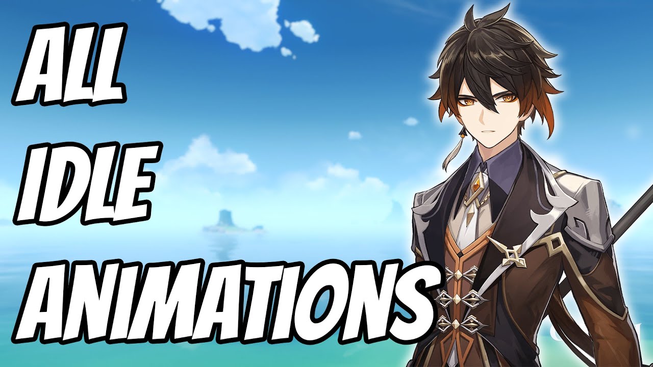 All Zhongli Idle Animations | Genshin Impact - YouTube