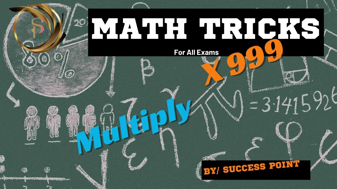 Multiply by X999 without using pen. #999Multiplication - YouTube
