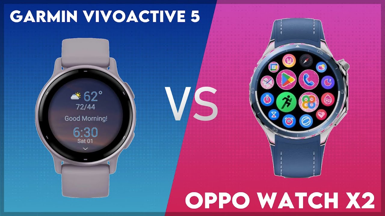 Garmin Vivoactive 5 vs Oppo Watch X2 Comparison - YouTube