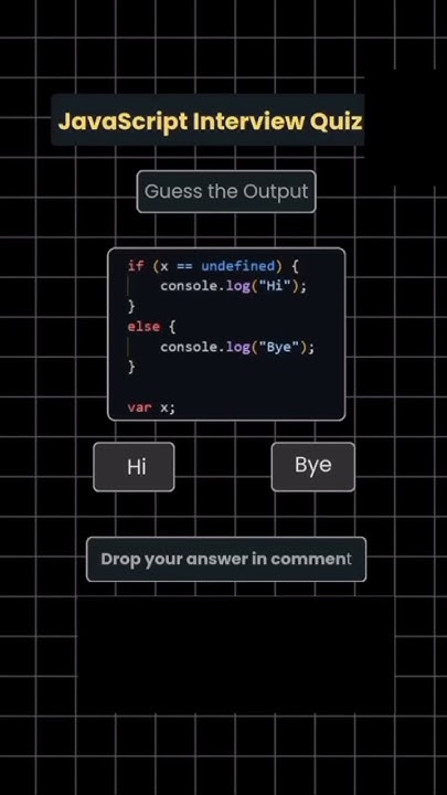 JavaScript interview question #shorts #youtubeshorts - YouTube
