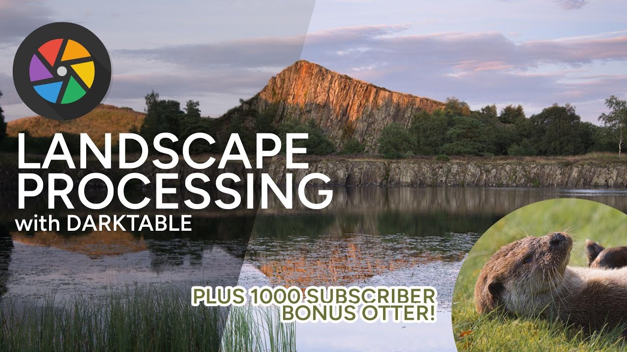 Darktable Landscape Processing Tutorial - #18 Cawfields Quarry - YouTube