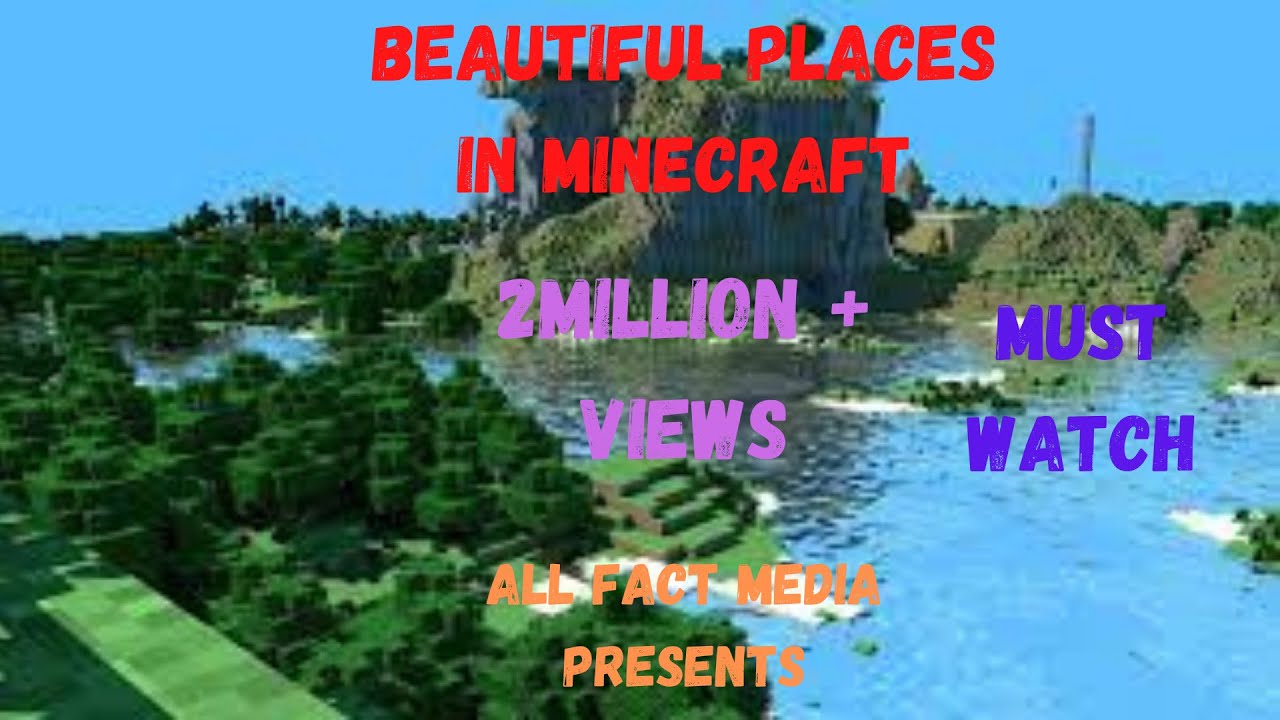 beautiful places in minecraft#must watch - YouTube