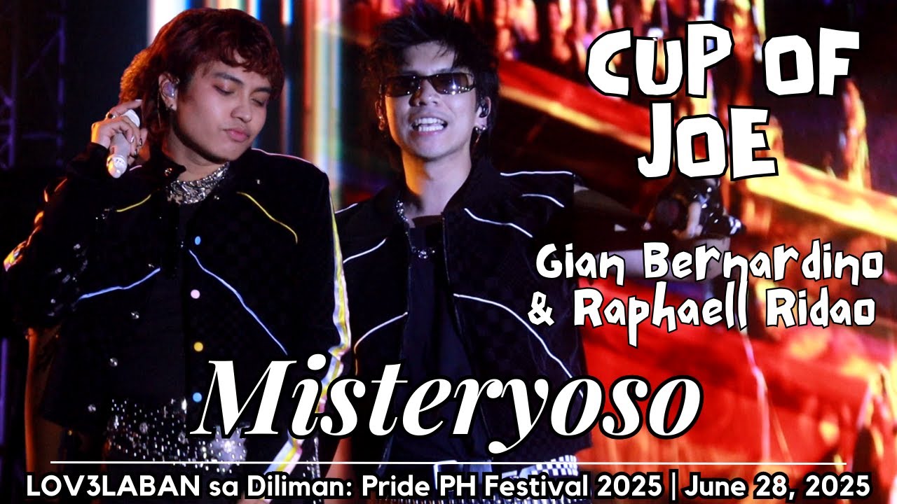 CUP OF JOE - Misteryoso (GIAN BERNARDINO & RAPHAELL RIDAO) | 𝐋𝐈𝐕𝐄 ...