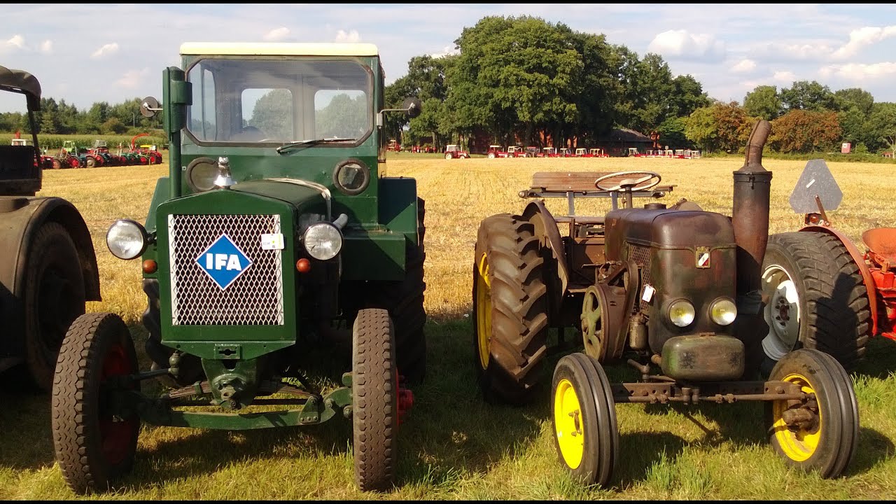 A sunny ride with our Vierzon tractor - YouTube