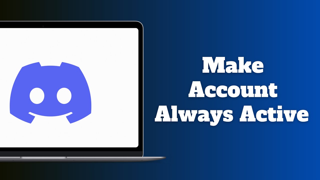 How to Make Discord Account Always Active - YouTube