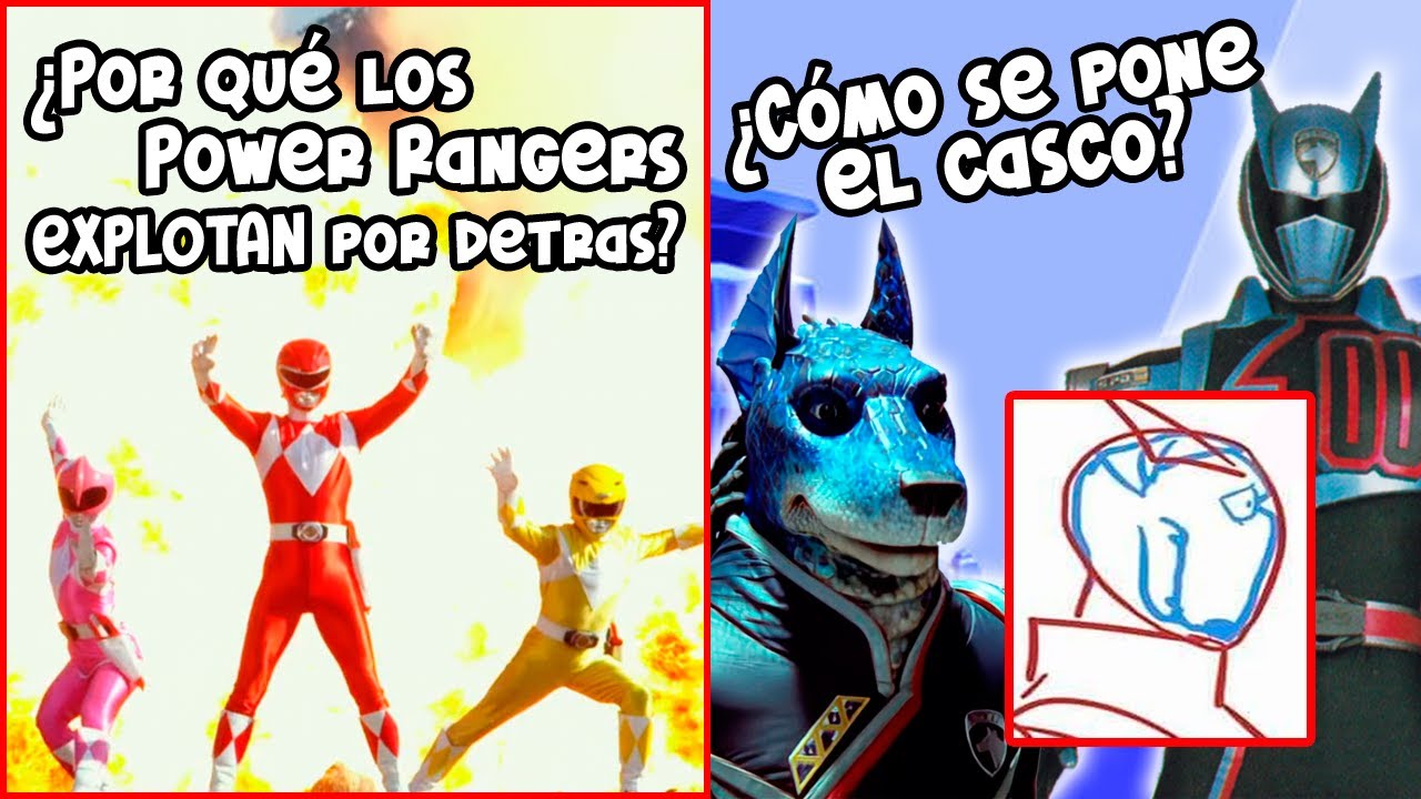 ¿Por qué los Power Rangers Explotan por detrás? y Cómo el perro de SPD ...