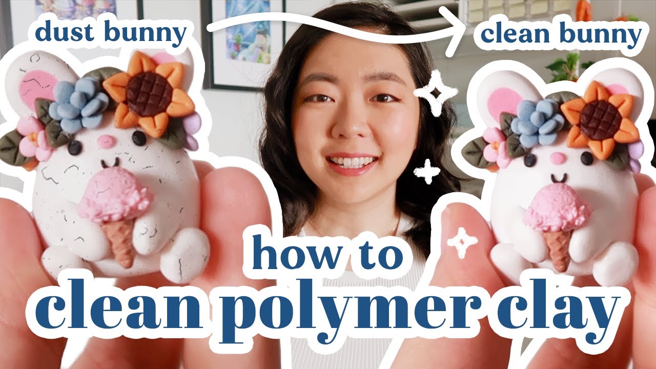 ⭐️ How I Get Rid of Dust on Polymer Clay 🧹⭐️ - YouTube