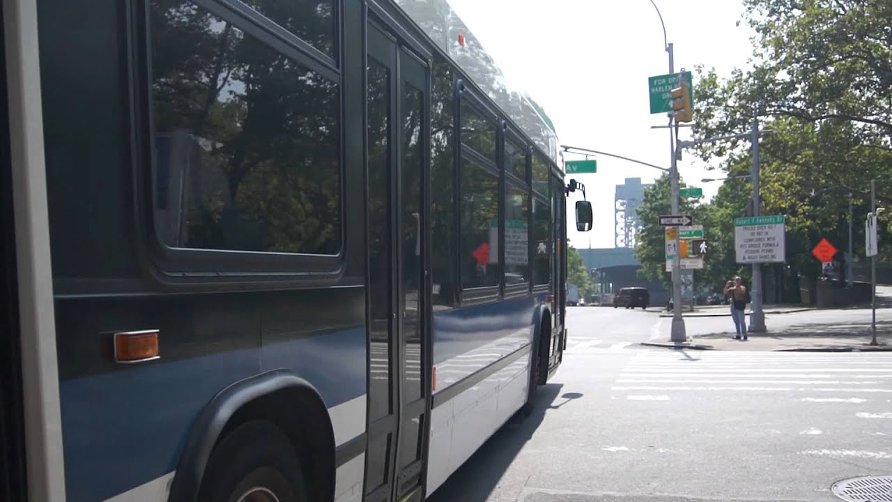 2010 New York MTA NovaBus LFS Articulated 1285 On The M60 @ 125th ...
