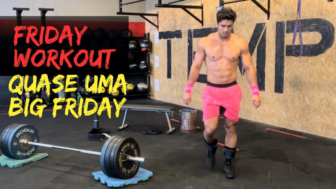 Friday workout - Heavy Clean and wall walk, wod simples mas pesado ...