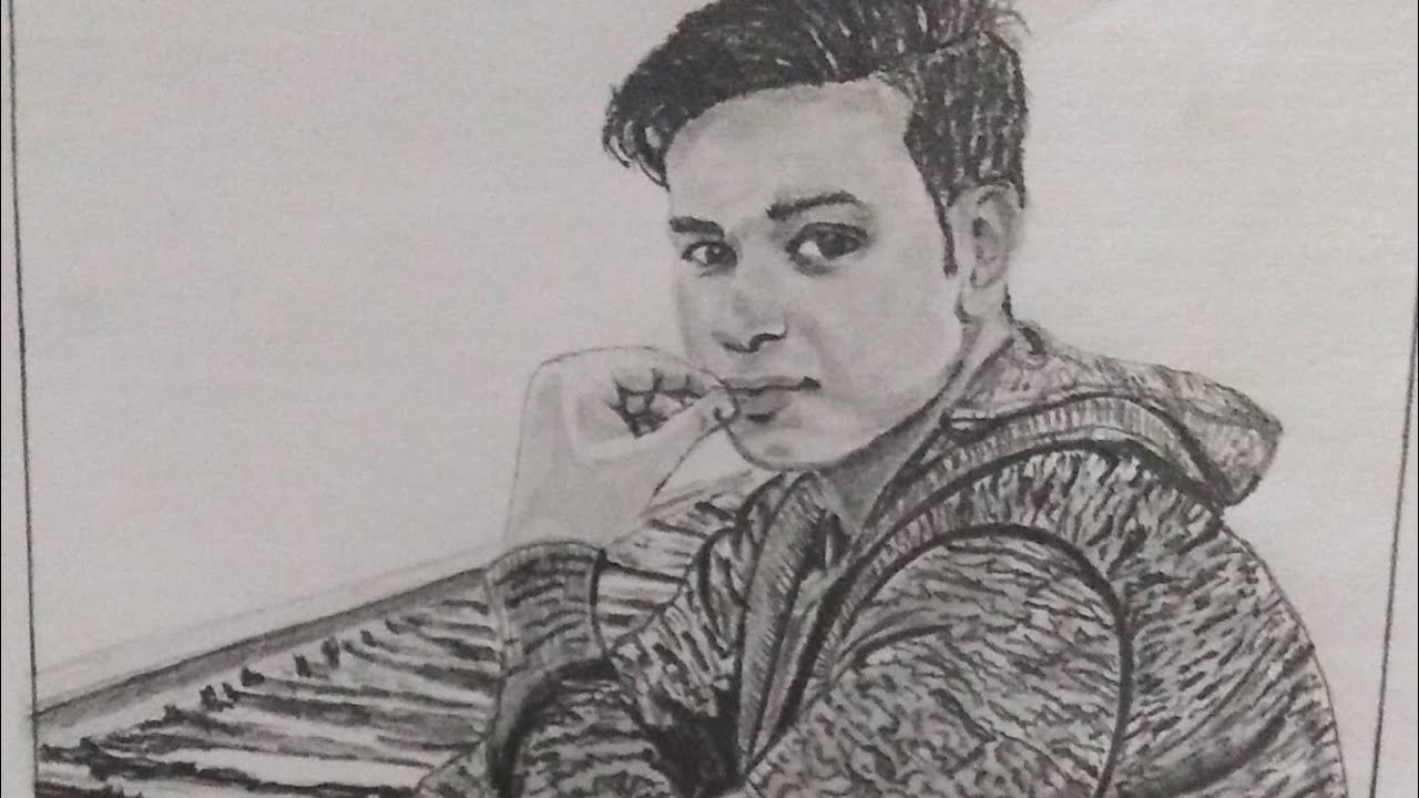 Portrait of young man || sketching - YouTube