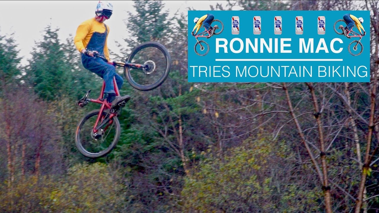 Ronnie Mac - Tries Mountain Biking - (Not real Ron, Read Description ...