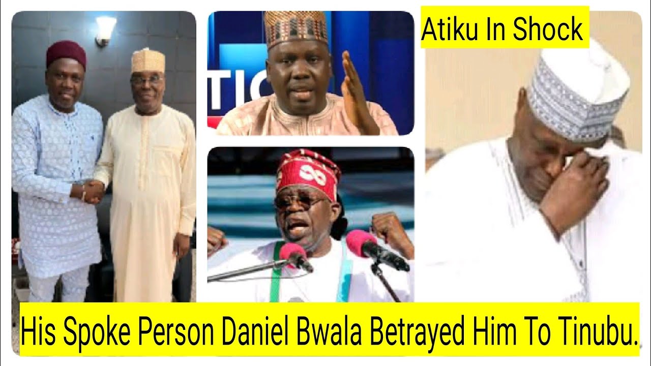 Atiku in Shock As His Spoke Person Daniel Bwala Betrayed Him To Tinubu ...