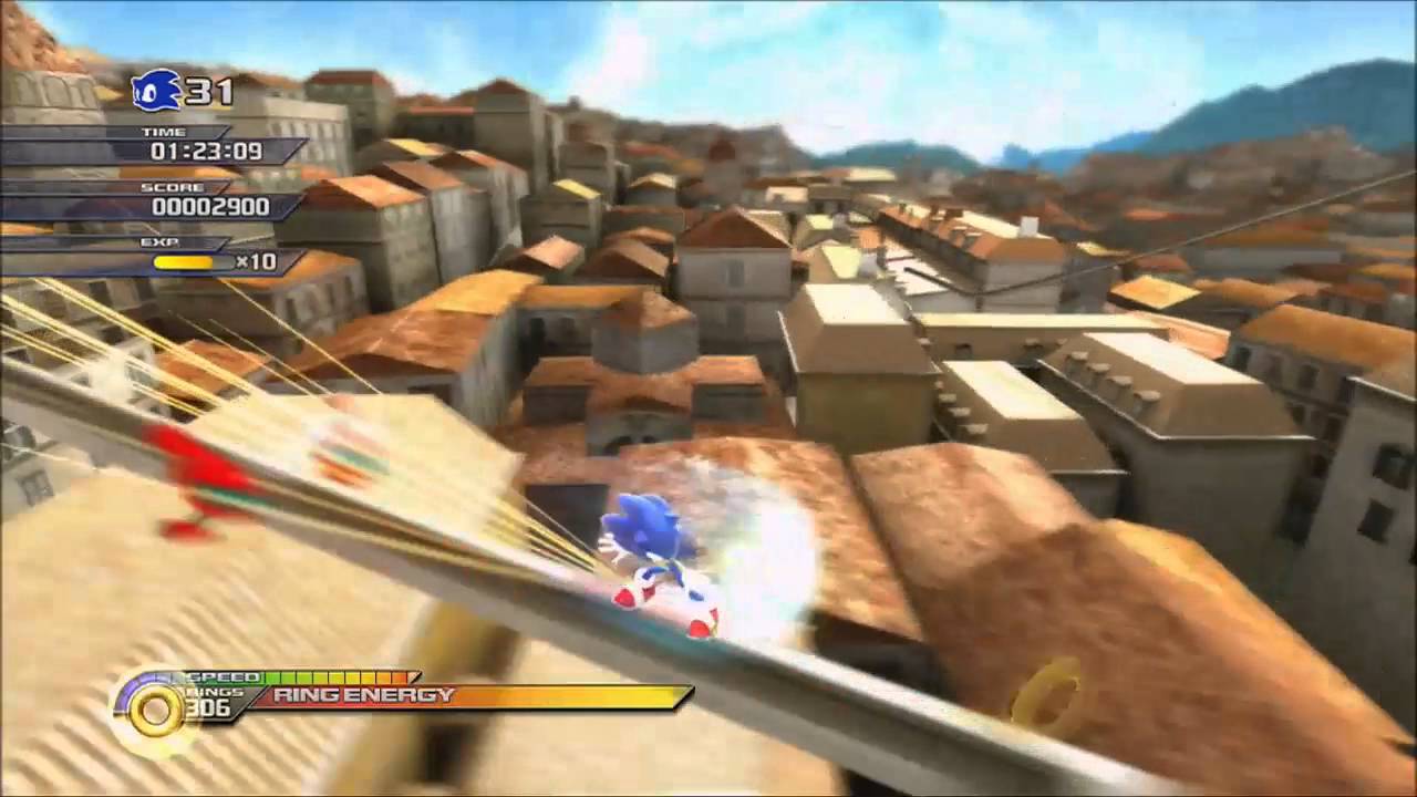 Sonic Unleashed Rooftop Run Act1 - YouTube