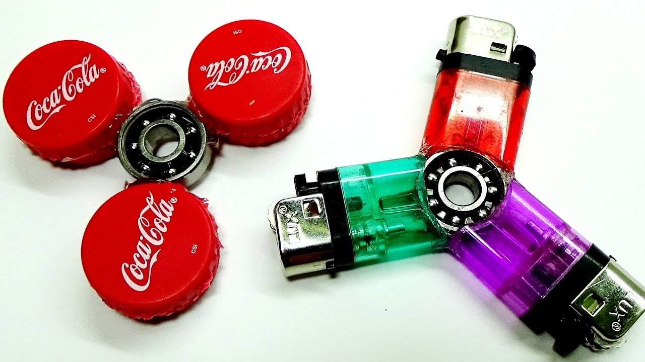 COMO HACER FIDGET SPINNERS DE COCA COLA Y EL MEJOR FIDGET SPINNER ...
