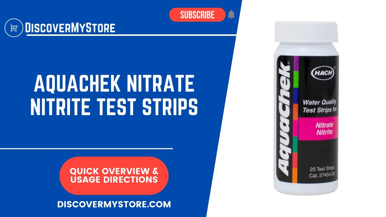AquaChek Nitrate/Nitrite Test Strips - YouTube