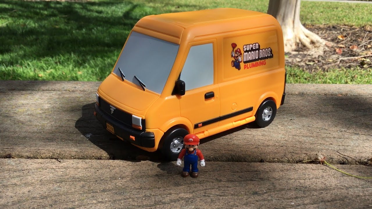 The Super Mario Bros. Movie Plumbing Van Playset Review! - YouTube