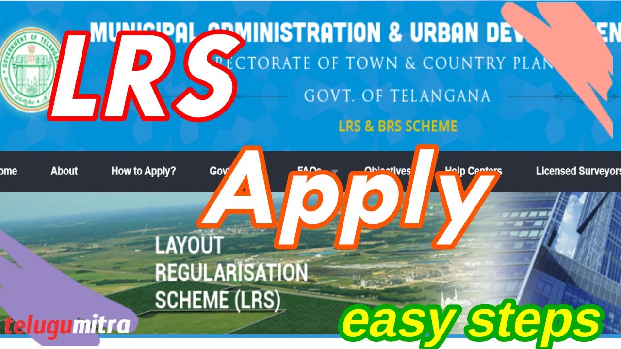How can I get LRS in Telangana? Apply LRS Online - YouTube
