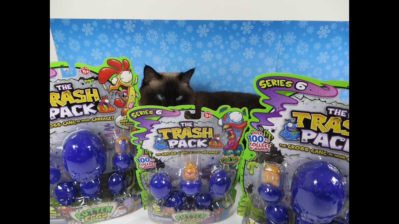 Rotten Eggs Trash Pack Trashies Series 6 Opening Unboxing Toy Review ...