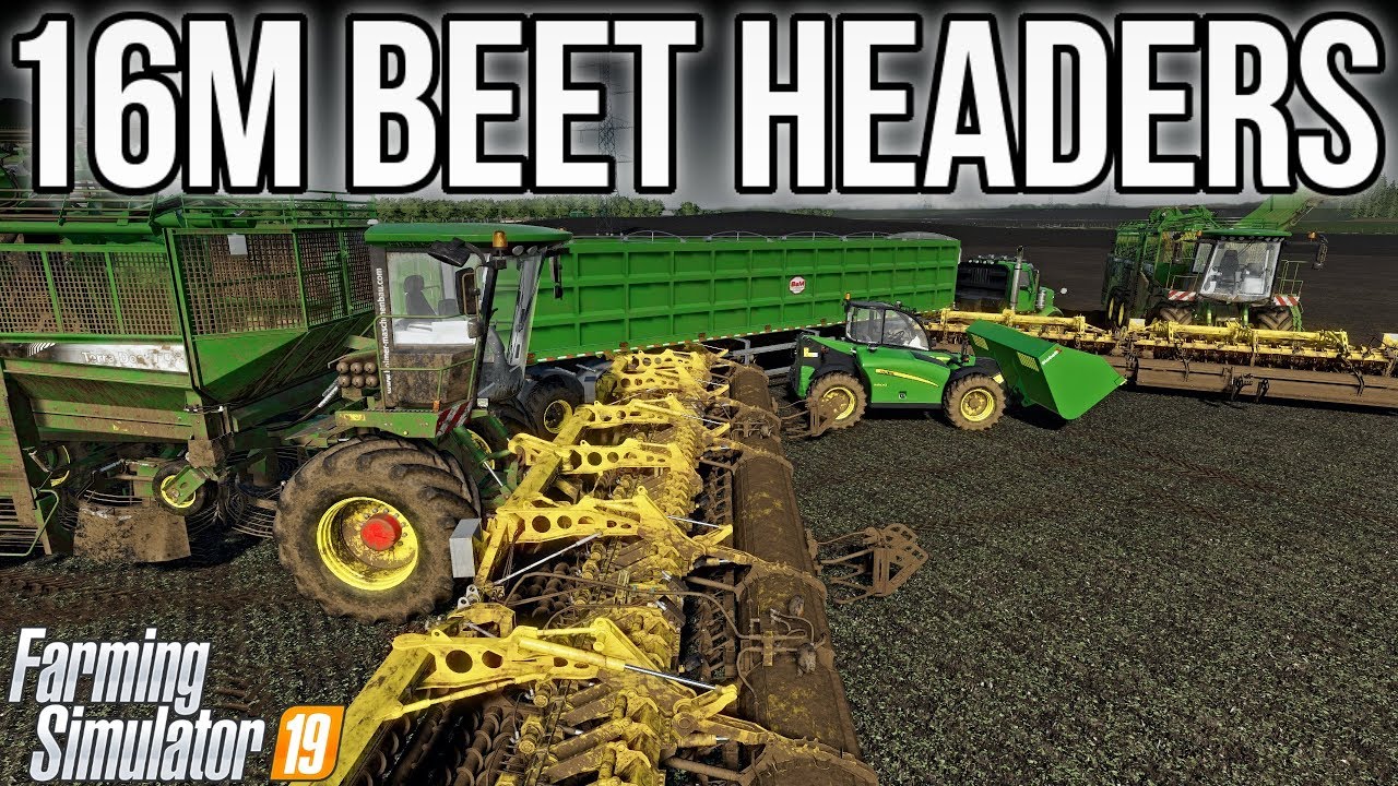 DAHL RANCH FS19! Awesome Unrealistic Sugar Beet Harvesting! - YouTube