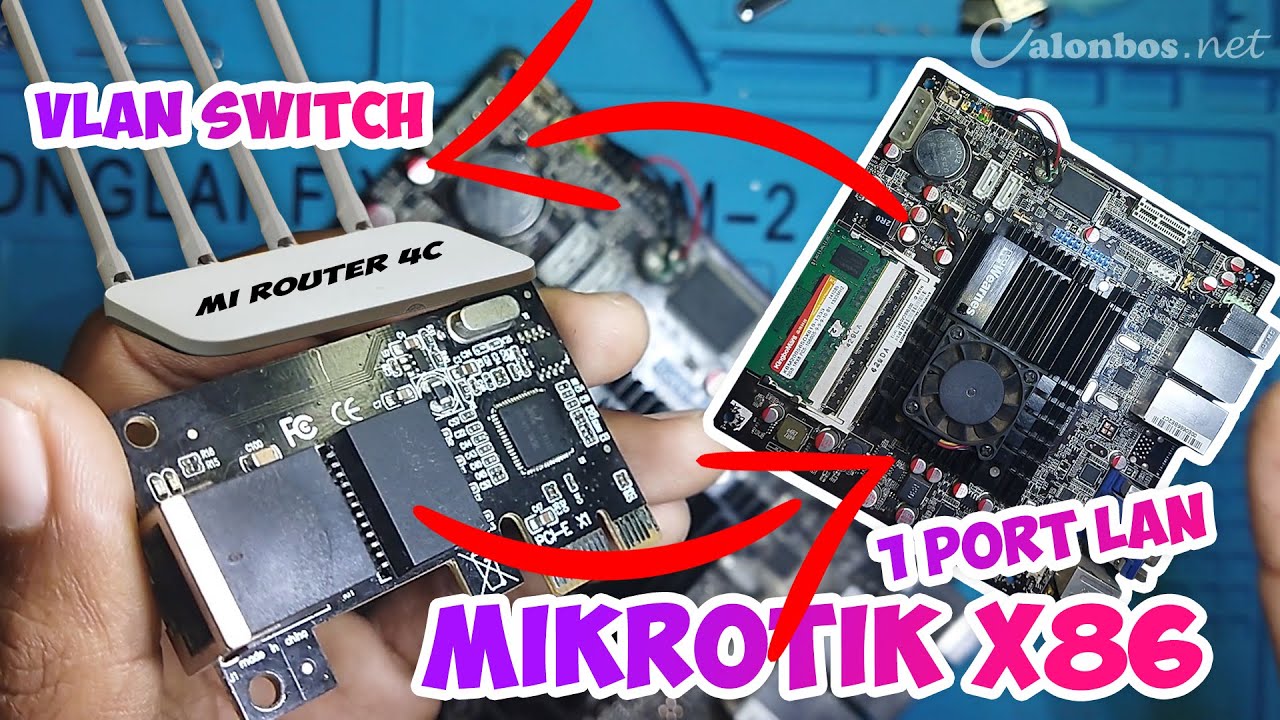 Setting Vlan MikroTik PC X86 1 Port Lan Menggunakan OpenWrt - YouTube