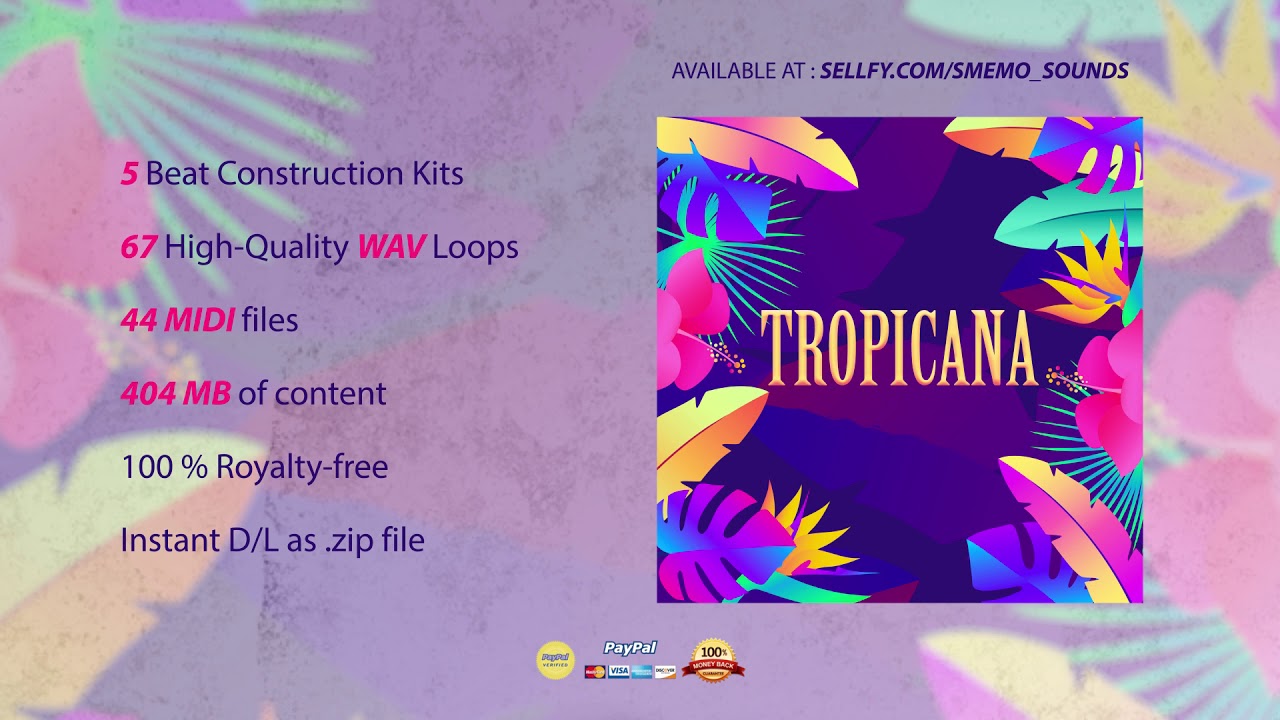 TROPICANA [Moombah & Afro & Reggaeton Loops & MIDI] 2019 Moombahton ...