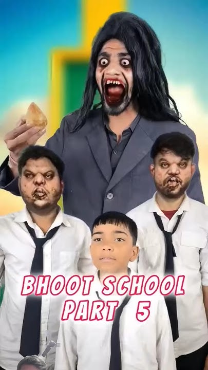 भूत स्कूल पार्ट 5 👹 #aaganwadikebacche #comedy #funny #dhonisir #shorts #bhoot #bhediya #horror ...