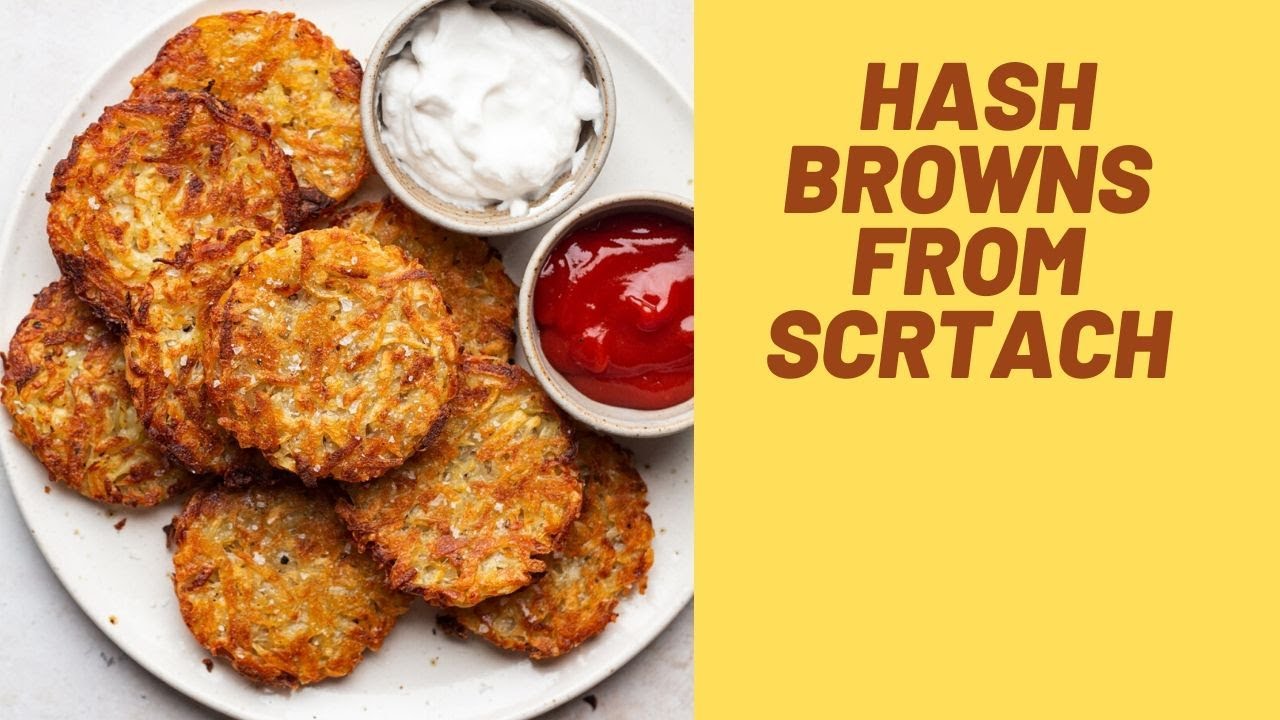 How To Make Homemade Hash Brown From Scratch - YouTube