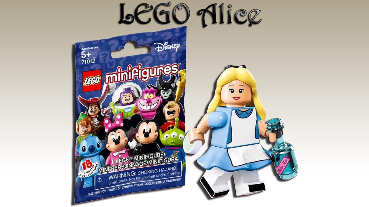 [Review] LEGO Alice ~ Minifigure Disney (PT-BR) - YouTube