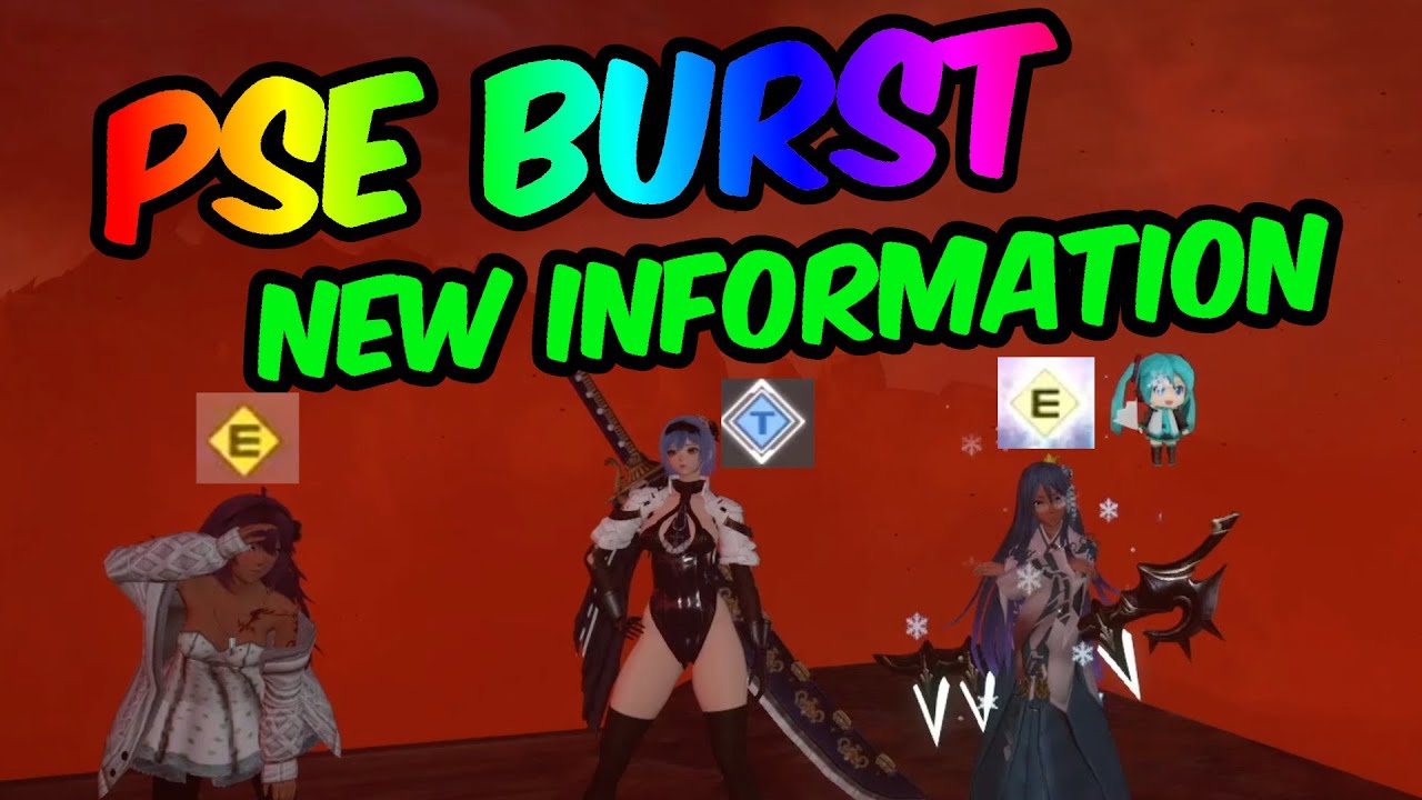 [PSO2:NGS] I've Been Doing PSE Bursts Wrong... - YouTube