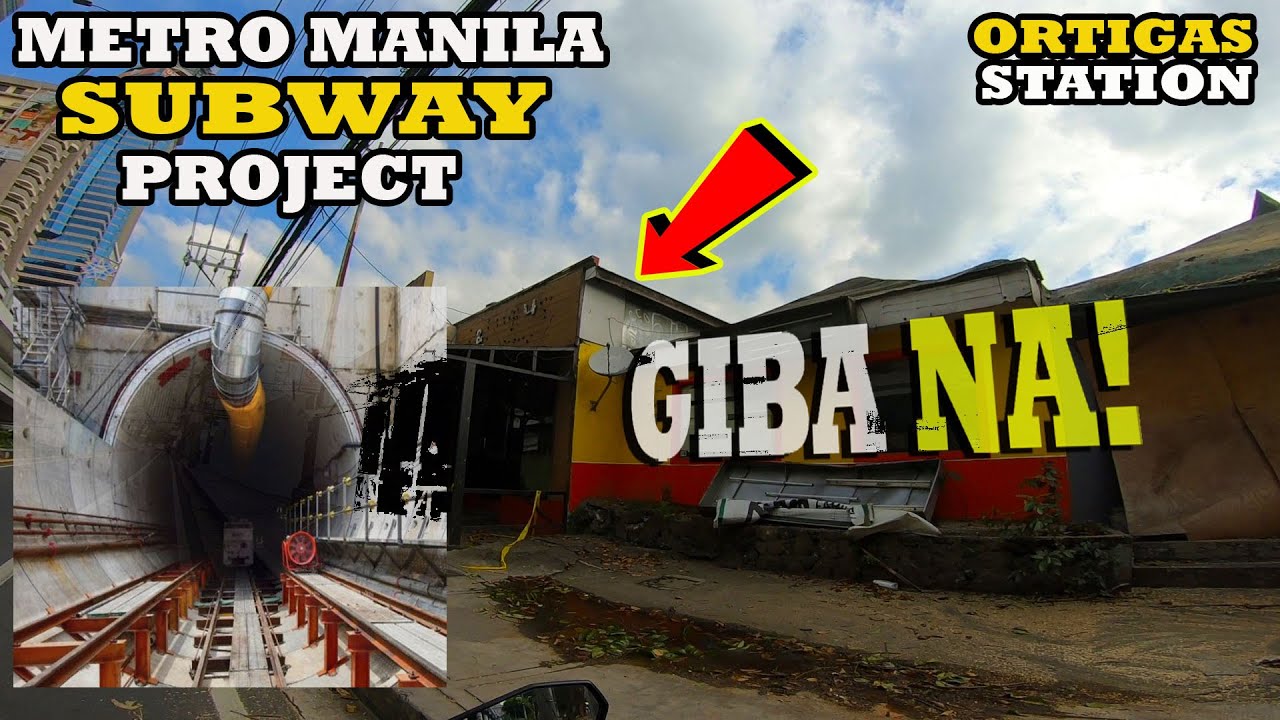 HALA! GINIGIBA NA! ORTIGAS STATION BINAKURAN NA! | METRO MANILA SUBWAY ...