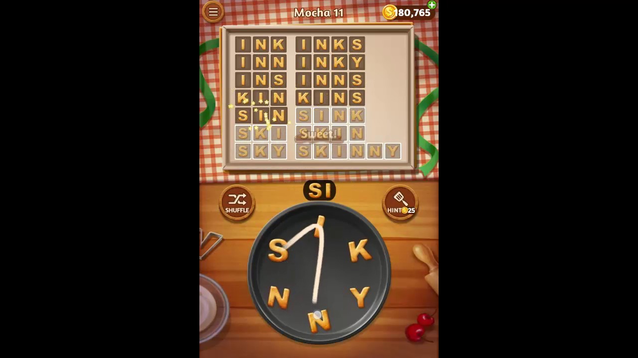 Word Cookies Mocha Pack Level 11 Answers - YouTube