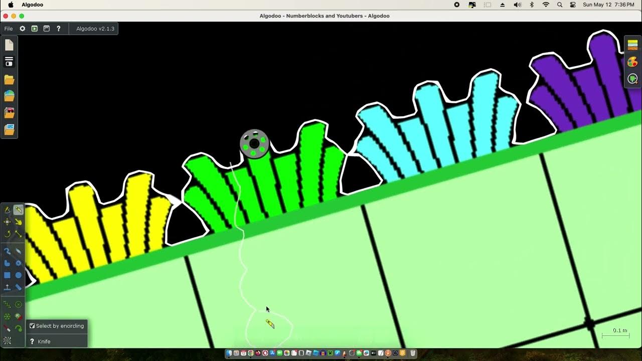 Numberblocks Algodoo 17 - Go to the Moon 2! ( READ DESCRIPTION ...